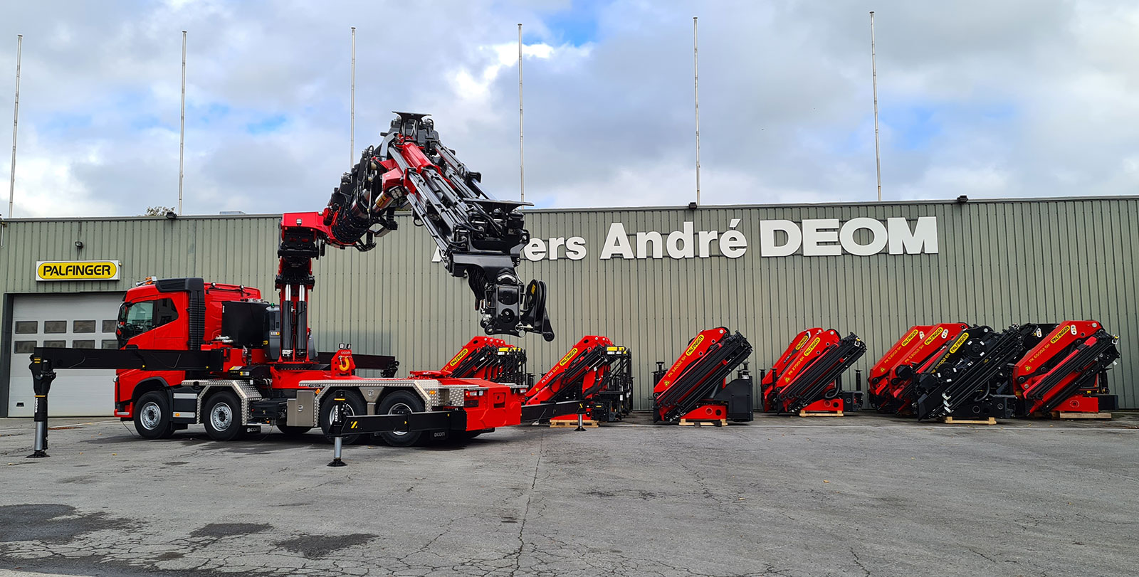 DEOM, kranen en bosbouwmachines